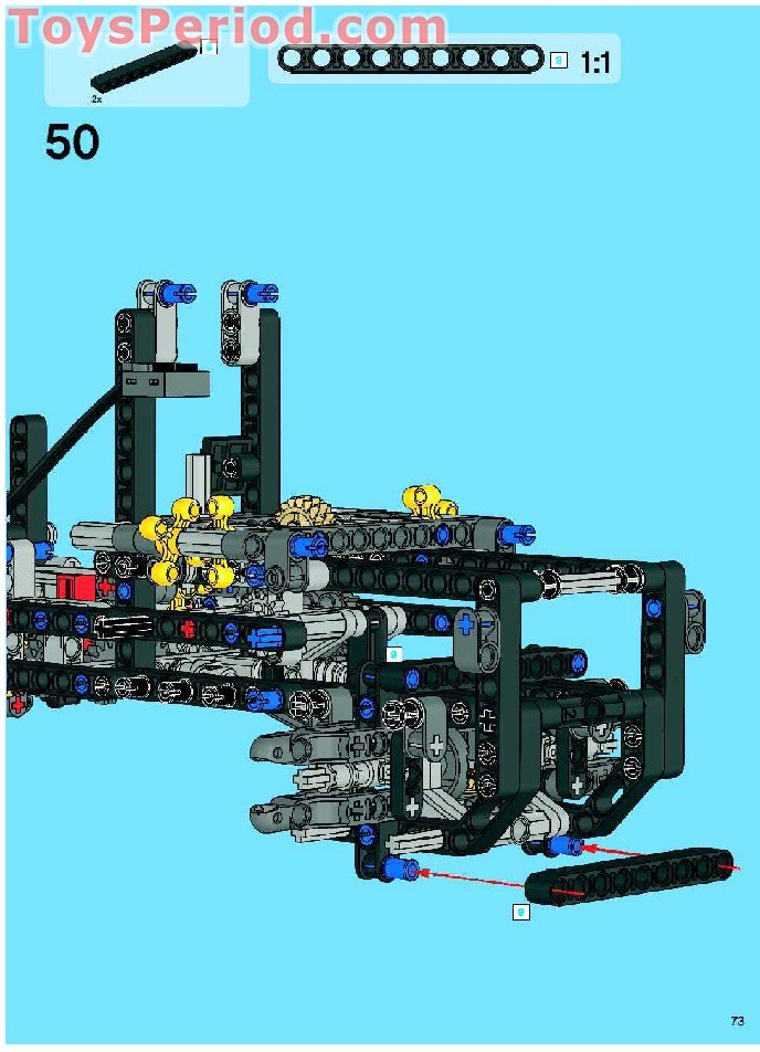 LEGO 8297 Off Roader Instructions and Parts List