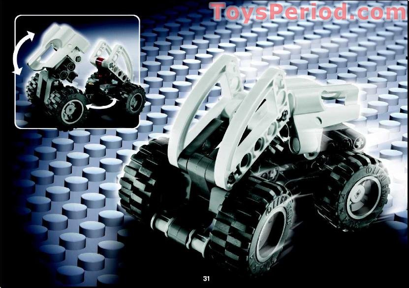 LEGO 8433 Cool Movers Instructions and Parts List