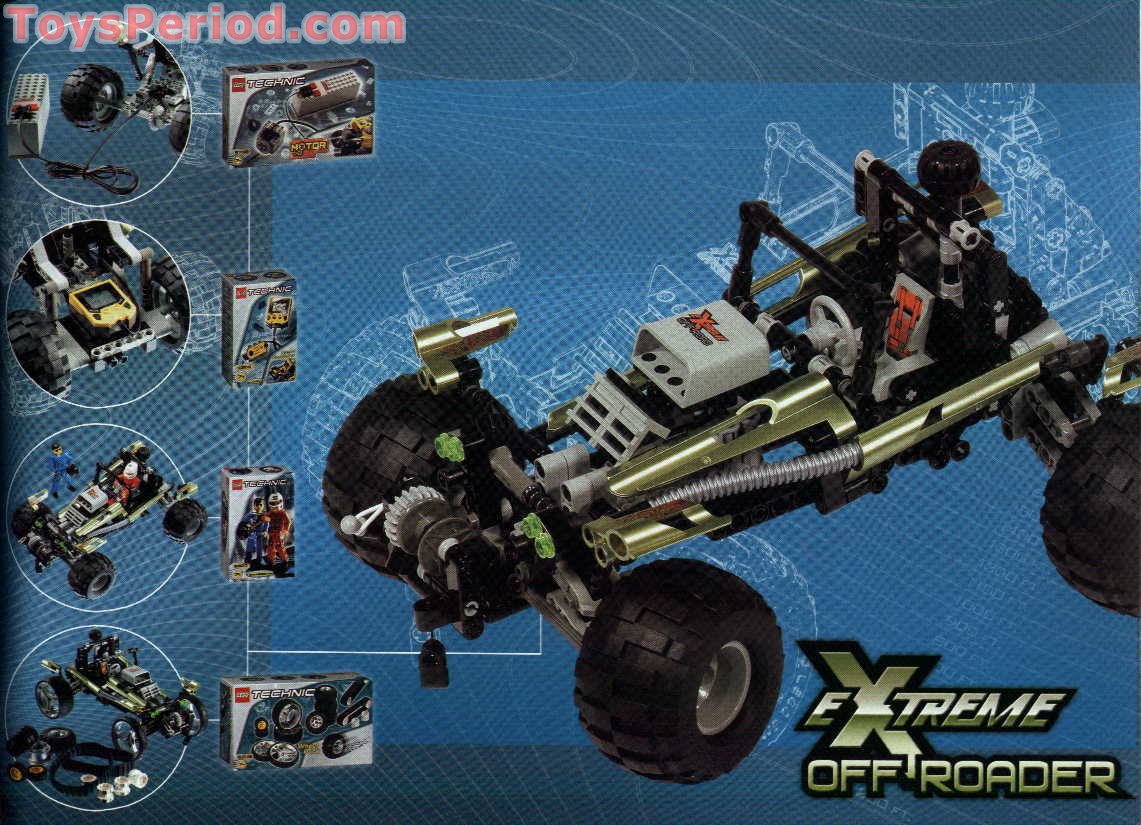 LEGO 8465 Extreme Off-Roader Instructions and Parts List