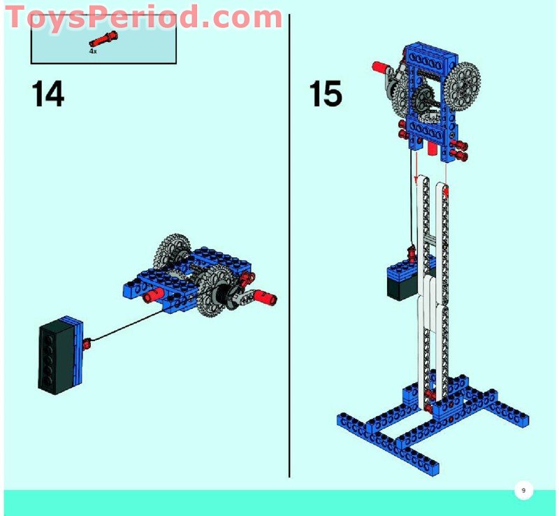 LEGO 9686-1 Simple and Motorized Mechanisms Base Set Set Parts Inventory and Instructions - LEGO ...