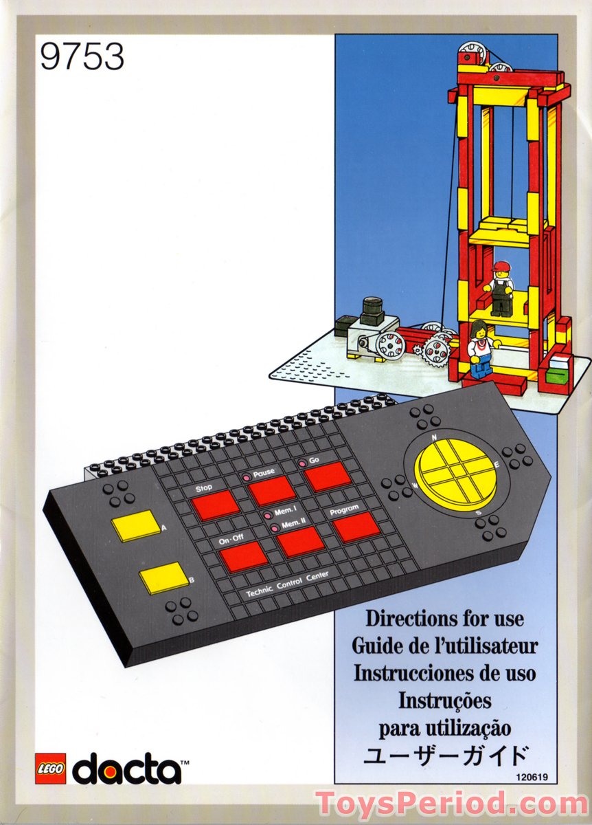 LEGO 9753 Technic Control Center I Instructions and Parts List