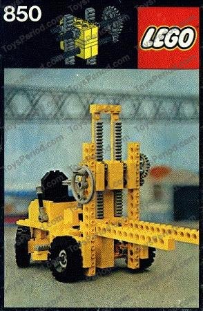 LEGO 850 Fork Lift Truck Instructions and Parts List