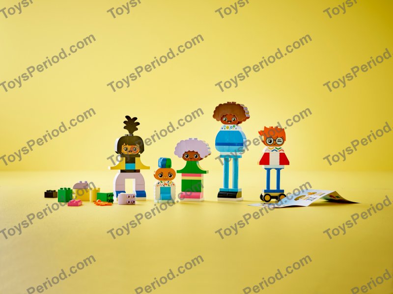 LEGO 10423 Buildable People with Big Emotions Set Parts List