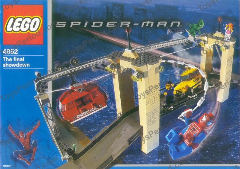 LEGO 4852 The Final Showdown Instructions and Parts List
