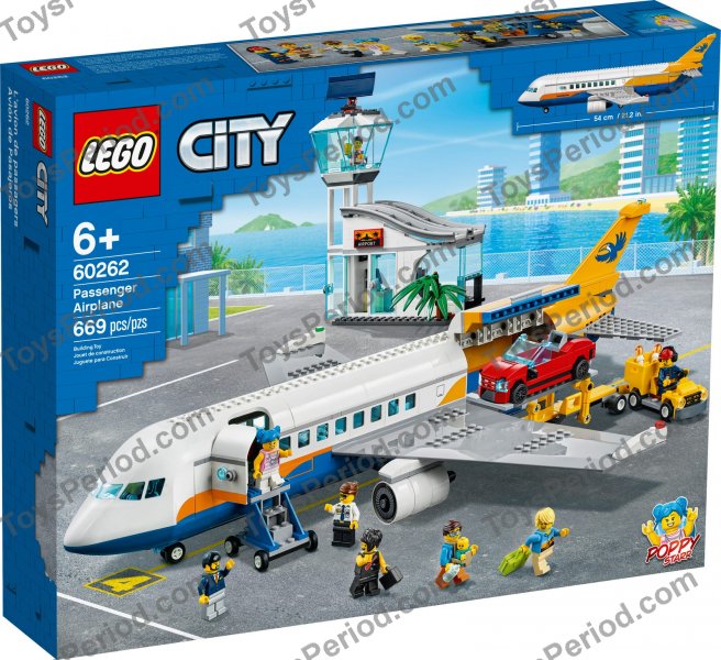 LEGO 60262 Passenger Airplane Set Parts List