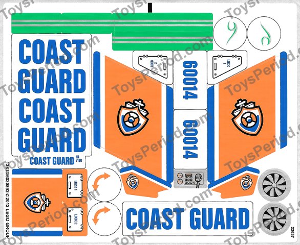 LEGO Sets with Part 60014stk01 Sticker Sheet for Set 60014 - (13613/ ...