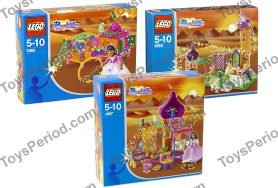 LEGO K5858 The Golden Palace Collection Set Parts List