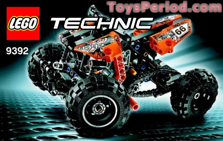 LEGO 9392 Quad Bike Instructions and Parts List