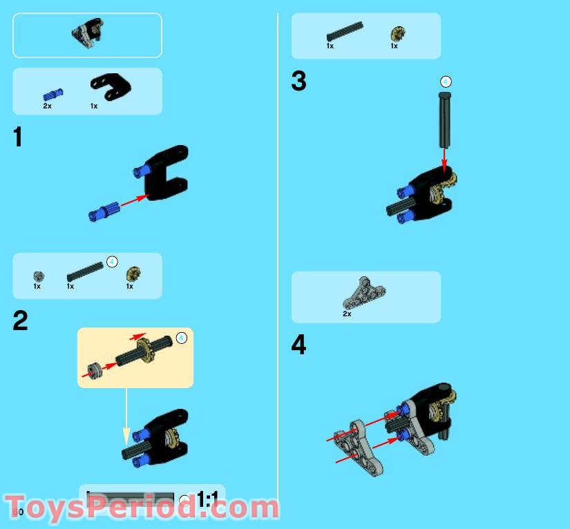 LEGO 9393 Tractor Instructions and Parts List