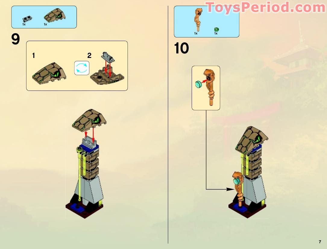 LEGO 9446 Destiny's Bounty Instructions and Parts List