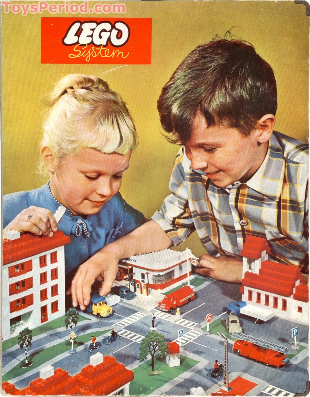 LEGO 200-3 50's LEGO Small Town Plan Board - Plastic Instructions and ...