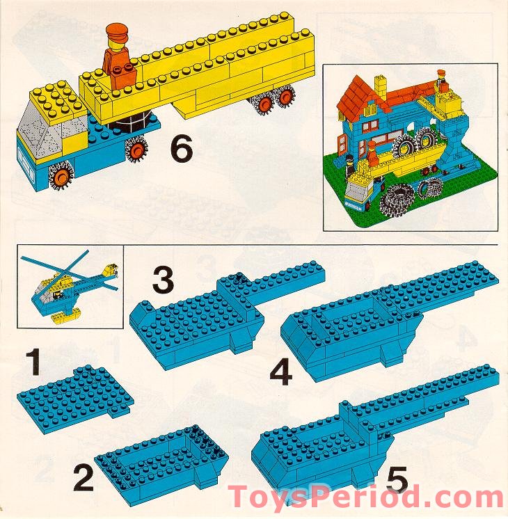 LEGO 402-1 Universal Building Set Instructions and Parts List