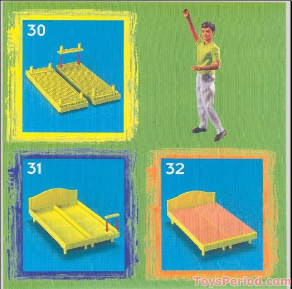 LEGO 3119 Sunshine Home Instructions and Parts List