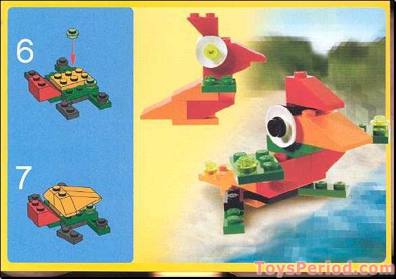 LEGO 3223 Dixan Soap Promotional Set, Orange Fish Instructions and ...