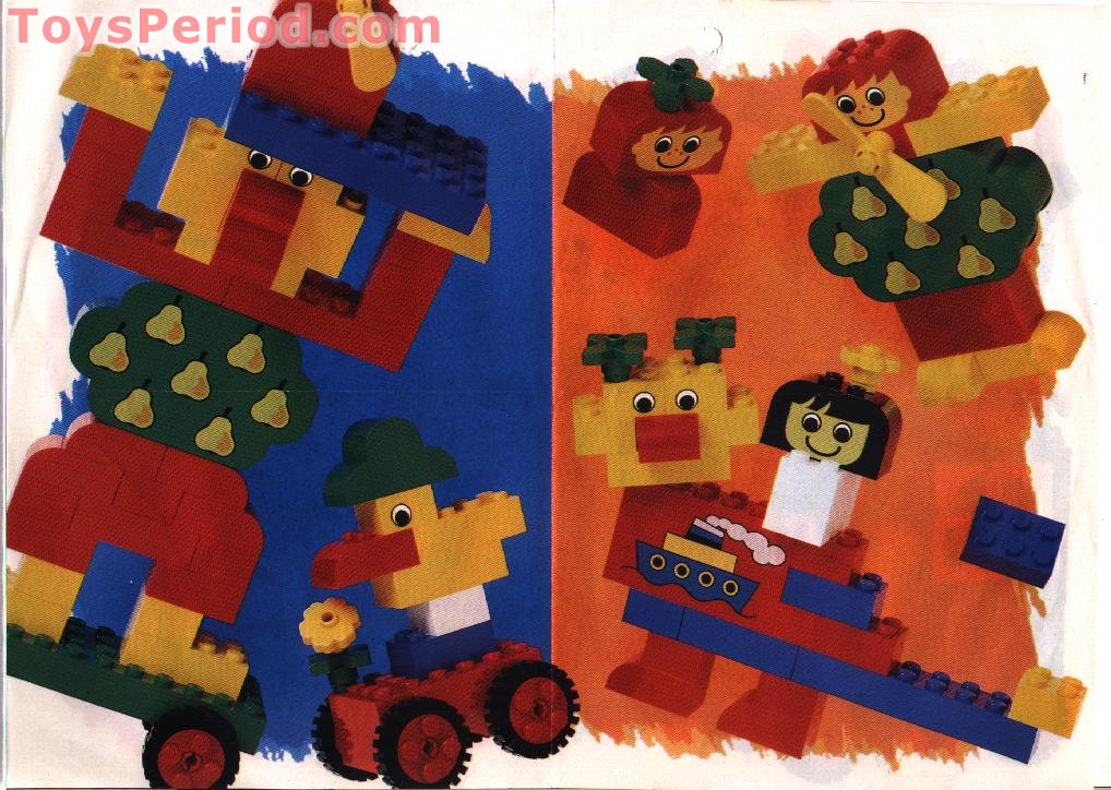 LEGO 4132 Freestyle Building Set, 3 Plus Instructions and Parts List