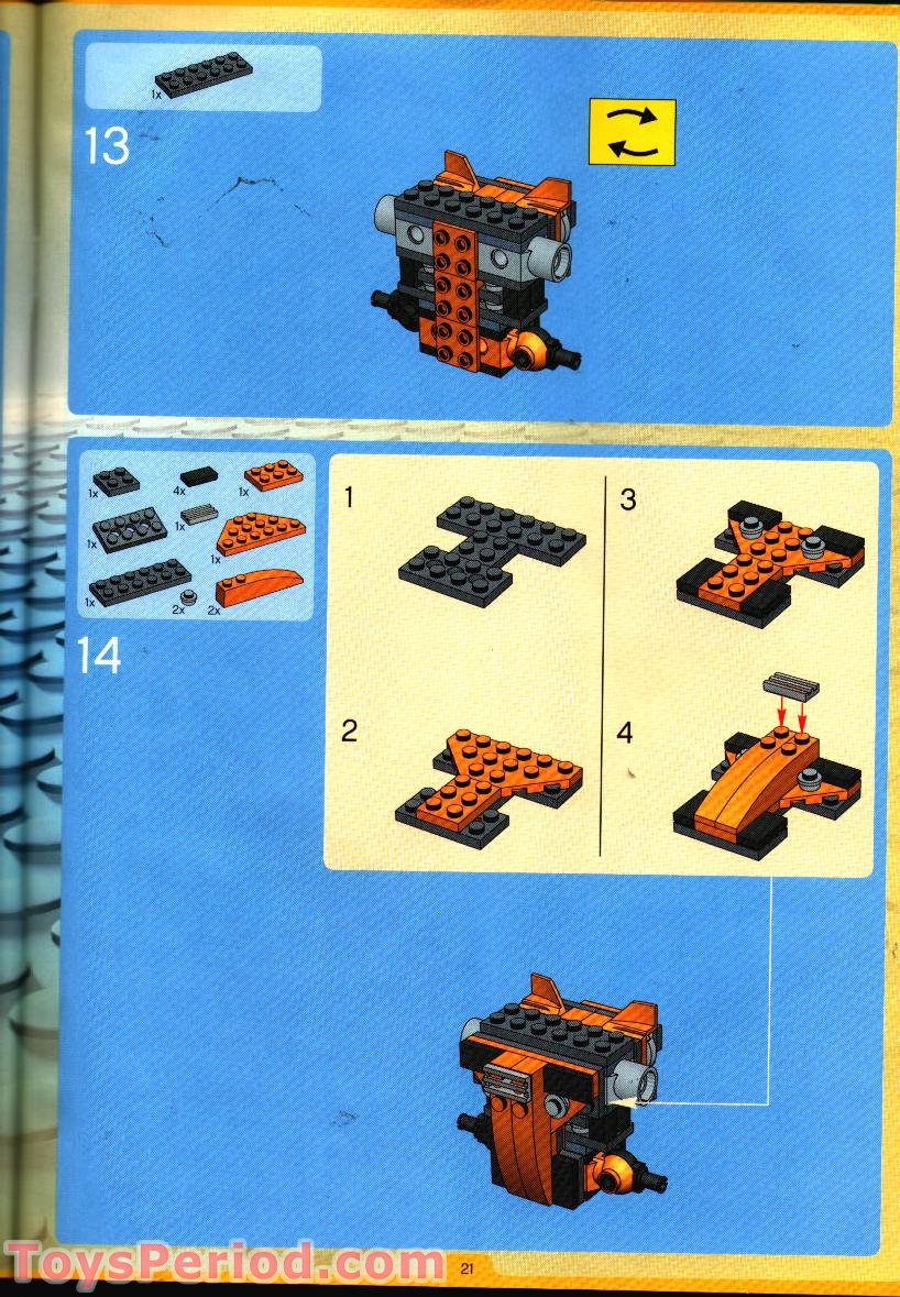 LEGO 4508 Titan Xp Instructions and Parts List