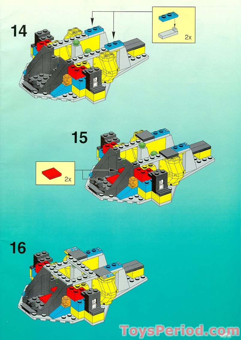 LEGO 6199 Hydro Crystalization Station Instructions and Parts List