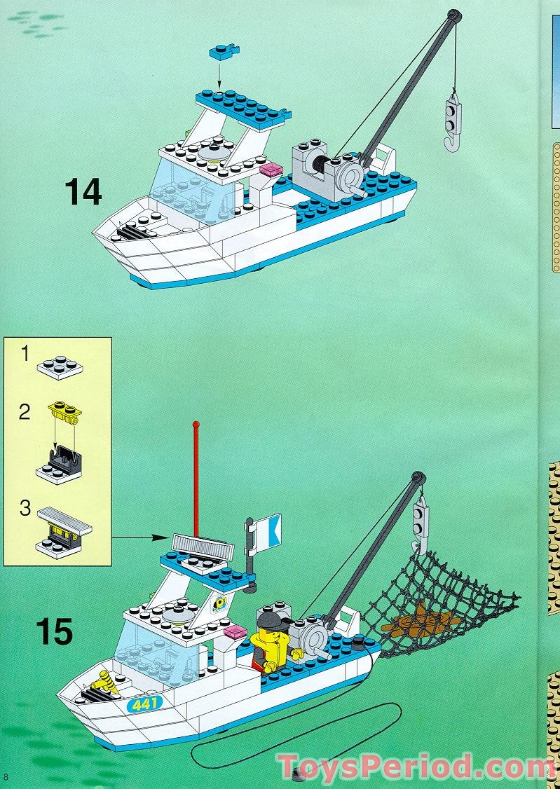 LEGO 6441 Deep Reef Refuge Instructions and Parts List