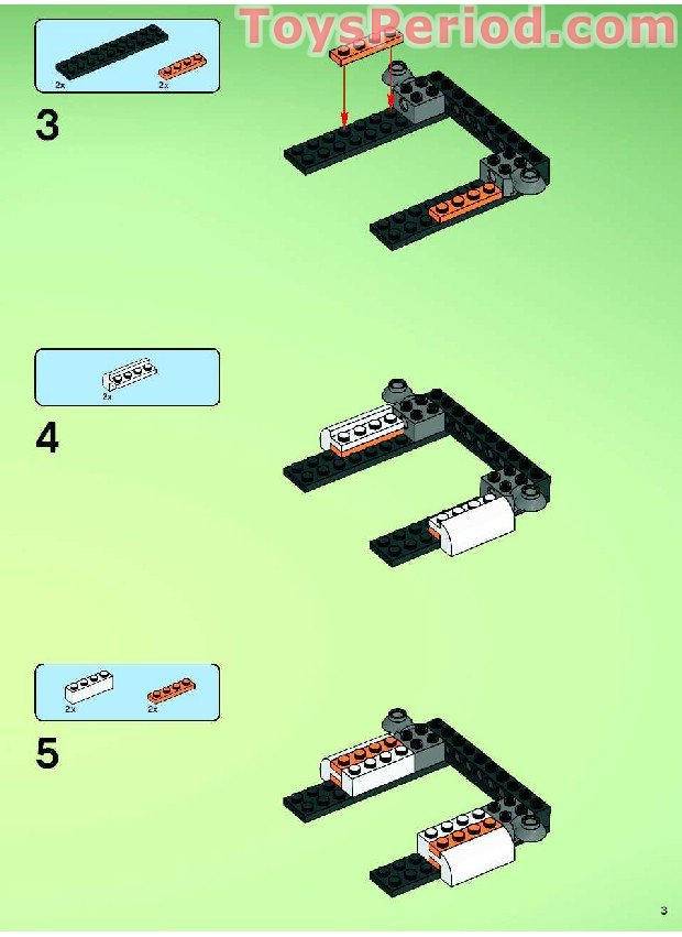 LEGO 7649 MT-201 Ultra-Drill Walker Instructions and Parts List