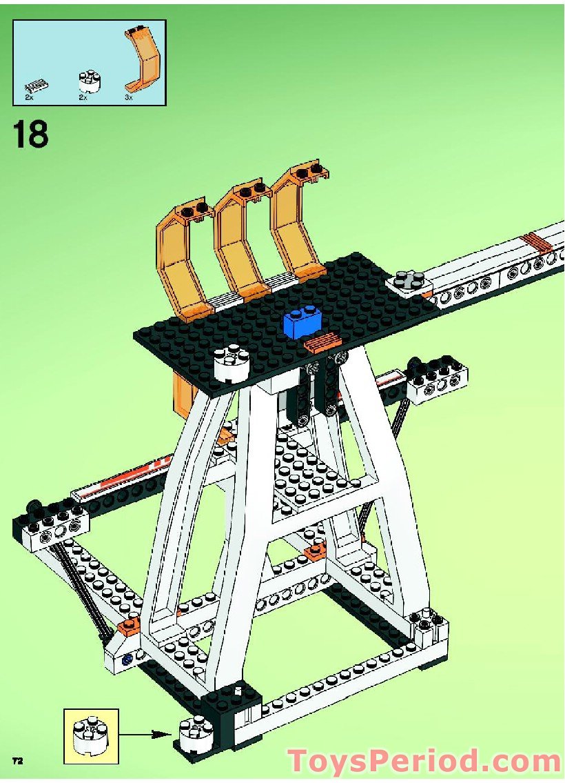 LEGO 7690 MB-01 Eagle Command Base Instructions and Parts List