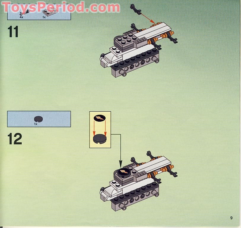 LEGO 7693 Etx Alien Strike Instructions and Parts List