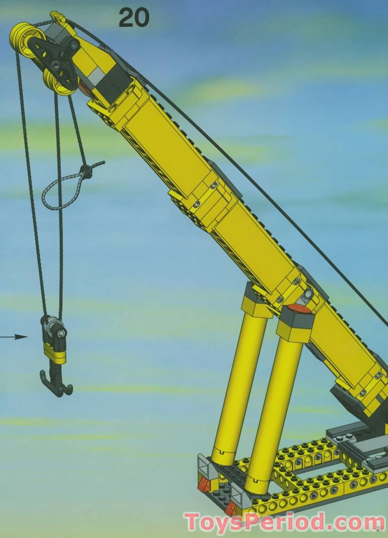 LEGO 7249 XXL Mobile Crane Instructions and Parts List