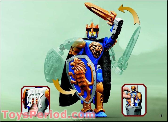 LEGO 8796 King Mathias (Series 2) Instructions and Parts List