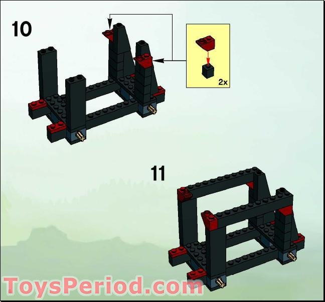 LEGO 8800 Vladek's Siege Engine Instructions and Parts List