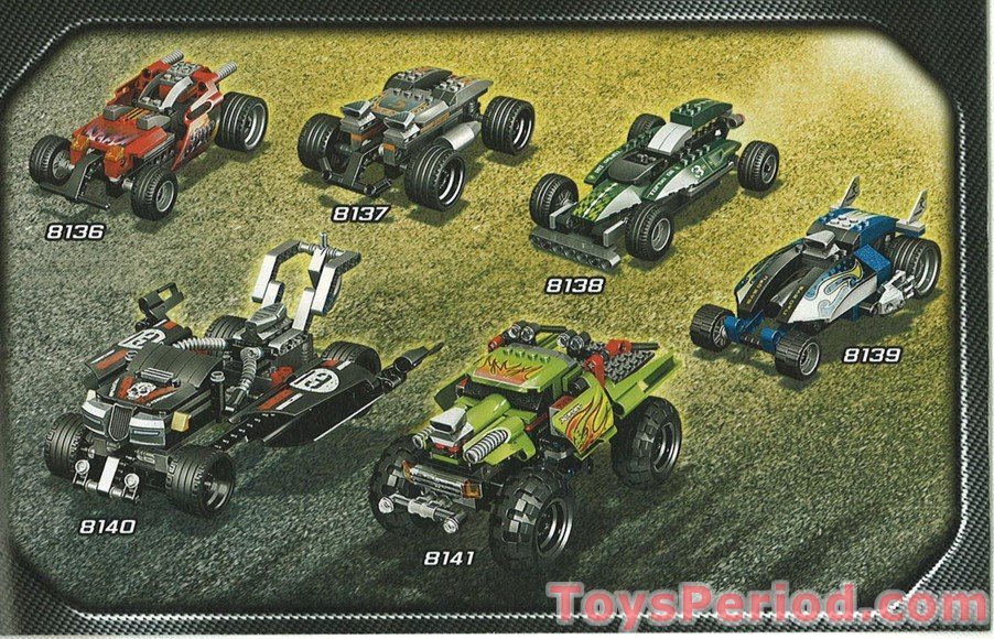 LEGO 8136 Fire Crusher Instructions and Parts List