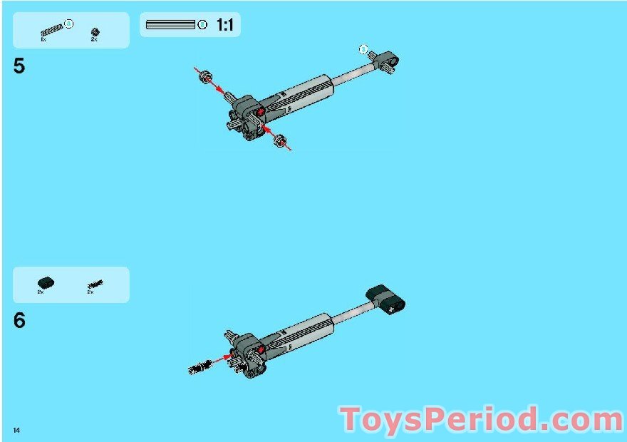 LEGO 8264 Hauler Instructions and Parts List
