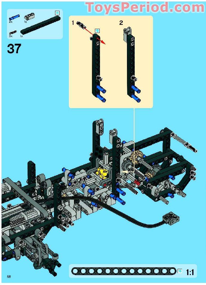LEGO 8297 Off Roader Instructions and Parts List
