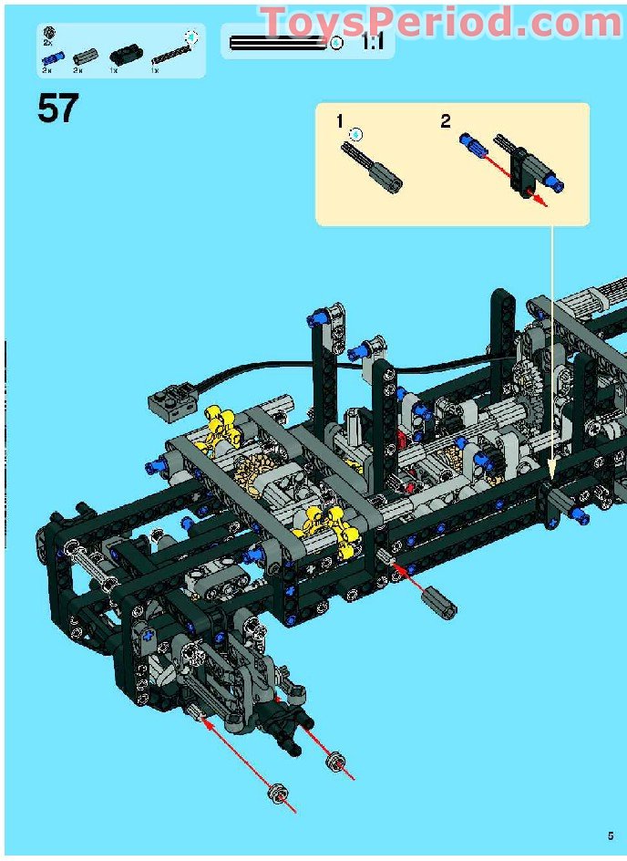 LEGO 8297 Off Roader Instructions and Parts List
