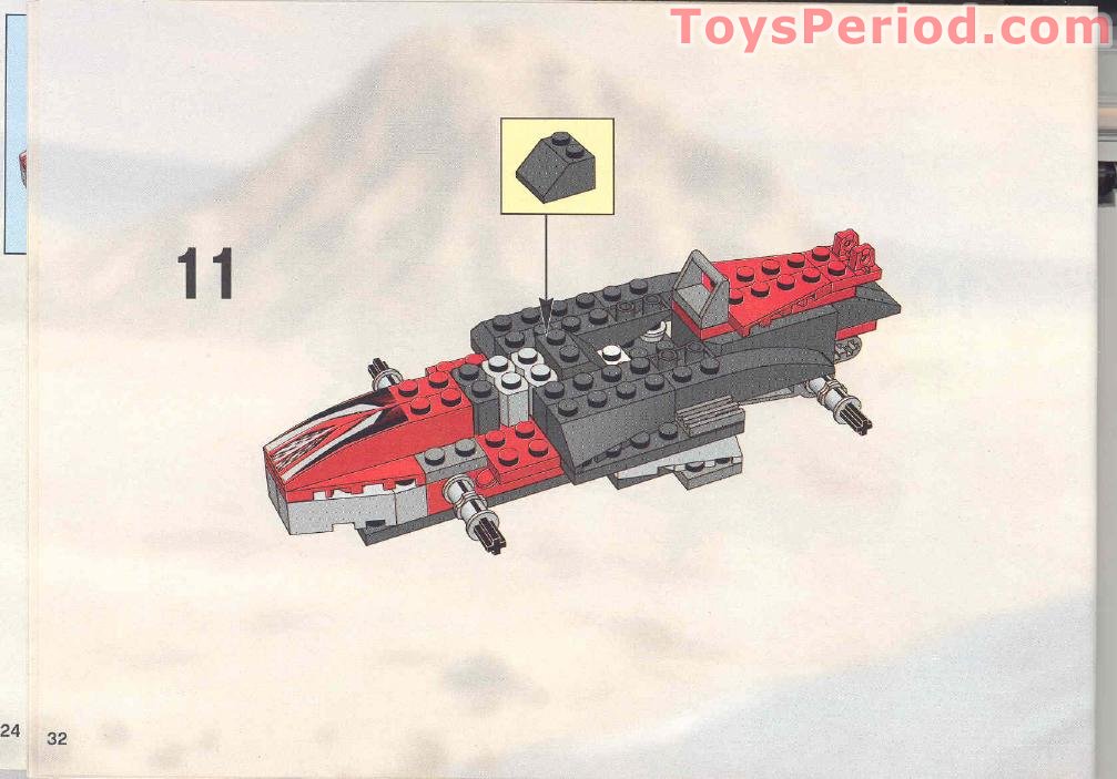 LEGO 8357 Zonic Strike Instructions and Parts List