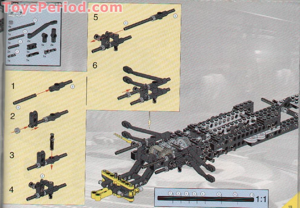 LEGO 8458 Silver Champion Racer Instructions and Parts List