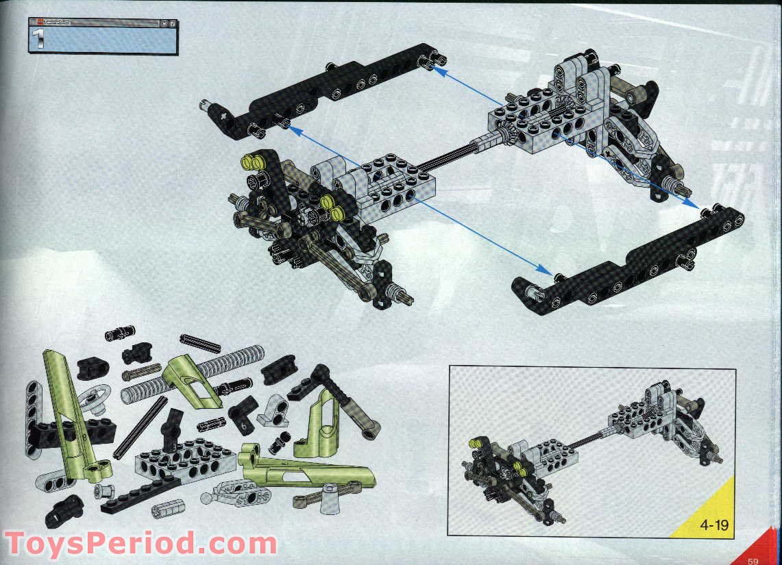 LEGO 8465 Extreme Off-Roader Instructions and Parts List