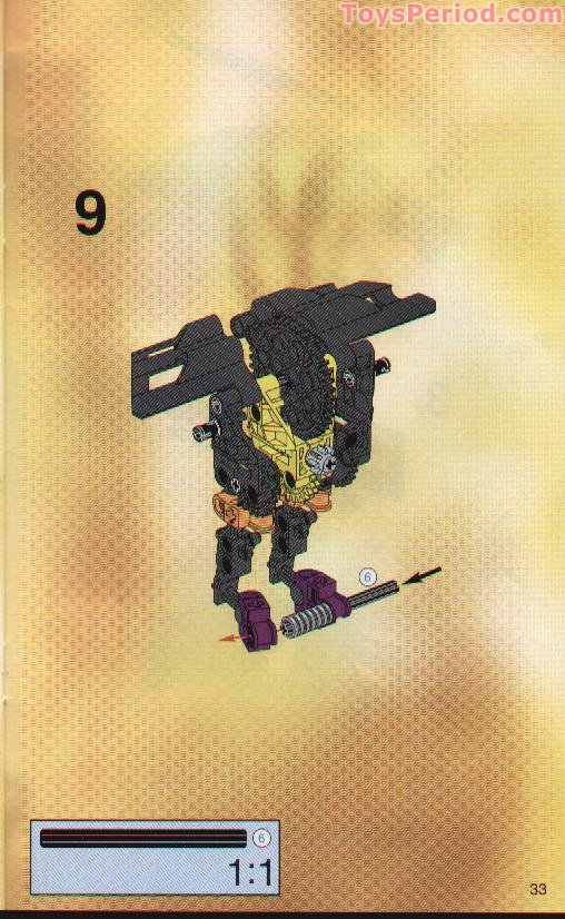 LEGO 8523 Blaster Slizer Instructions and Parts List