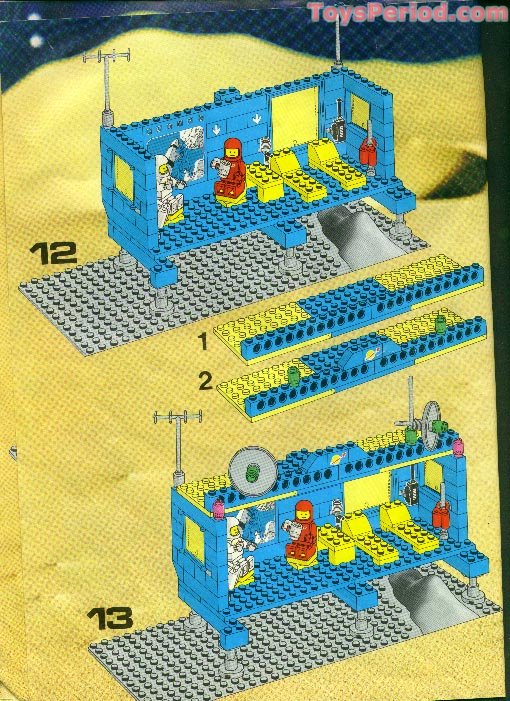 LEGO 6970 Beta-1 Command Base Instructions and Parts List