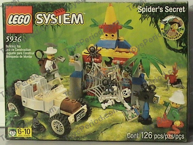 LEGO 5936 Spider's Secret Instructions and Parts List