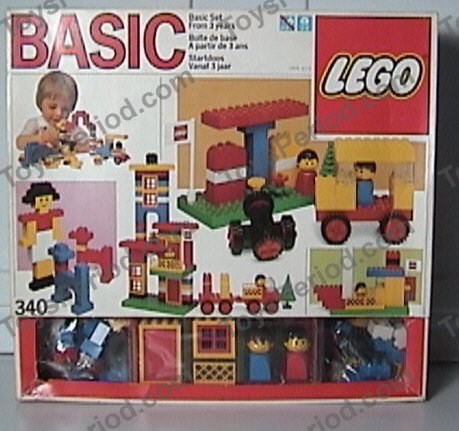 LEGO 340-1 Basic Building Set Parts List