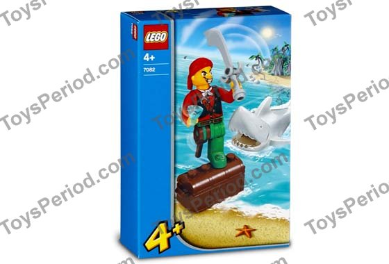 LEGO 7082 Cannonball Jimmy and Shark Set Parts List