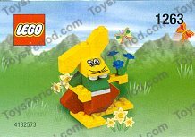 LEGO 1263 Easter Bunny Instructions and Parts List