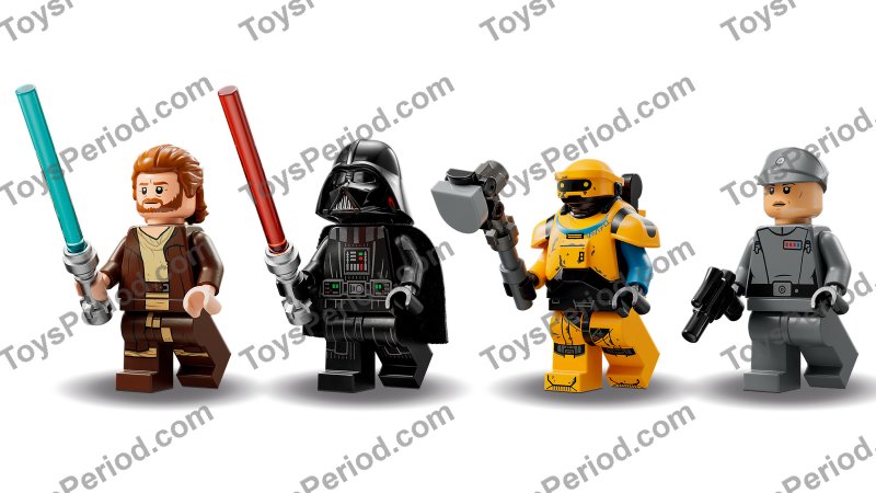 LEGO 75334 Obi-Wan Kenobi vs. Darth Vader Set Parts List