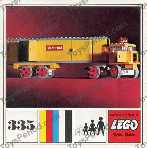 LEGO 335-2 Transport Truck Instructions and Parts List