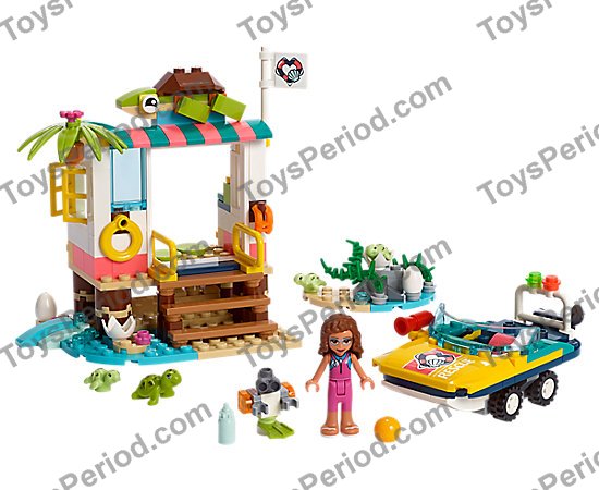 LEGO 41376 Turtles Rescue Mission Set Parts List