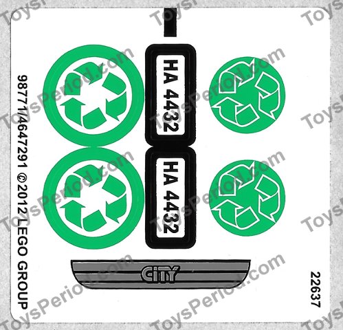 LEGO Sets with Part 4432stk01 Sticker Sheet for Set 4432 - (98771/4647291)