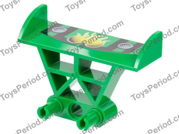 LEGO Sets with Part 30626pb02 Vehicle, Spoiler 3 x 4 x 6 with Flame Pattern