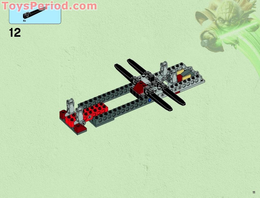 LEGO 75025 Jedi Defender-class Cruiser Instructions and Parts List