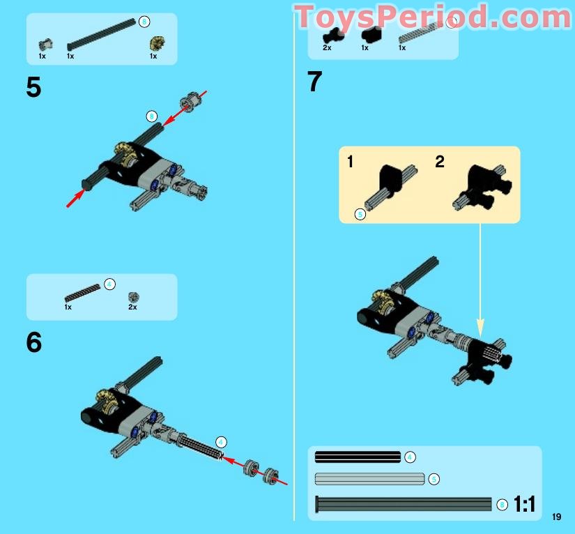 LEGO 9393 Tractor Instructions and Parts List