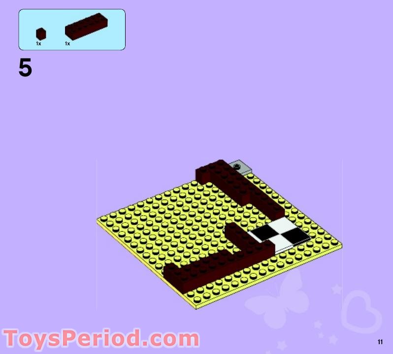 LEGO 41006 Downtown Bakery Instructions and Parts List