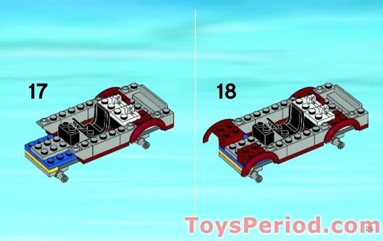 LEGO 4437 Police Pursuit Instructions and Parts List